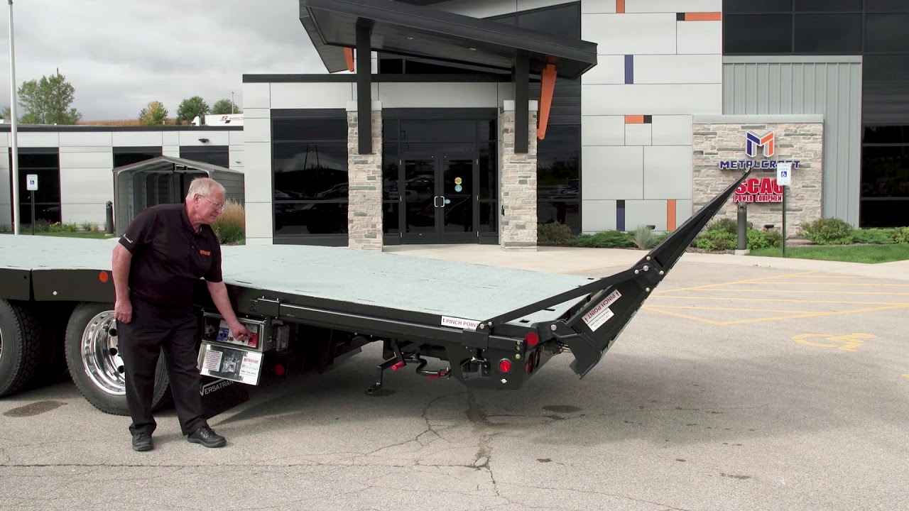 Versatran 15T Retriever - Bed Operation - YouTube