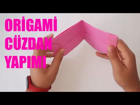 Origami Cüzdan Yapımı / Origami Wallet Making