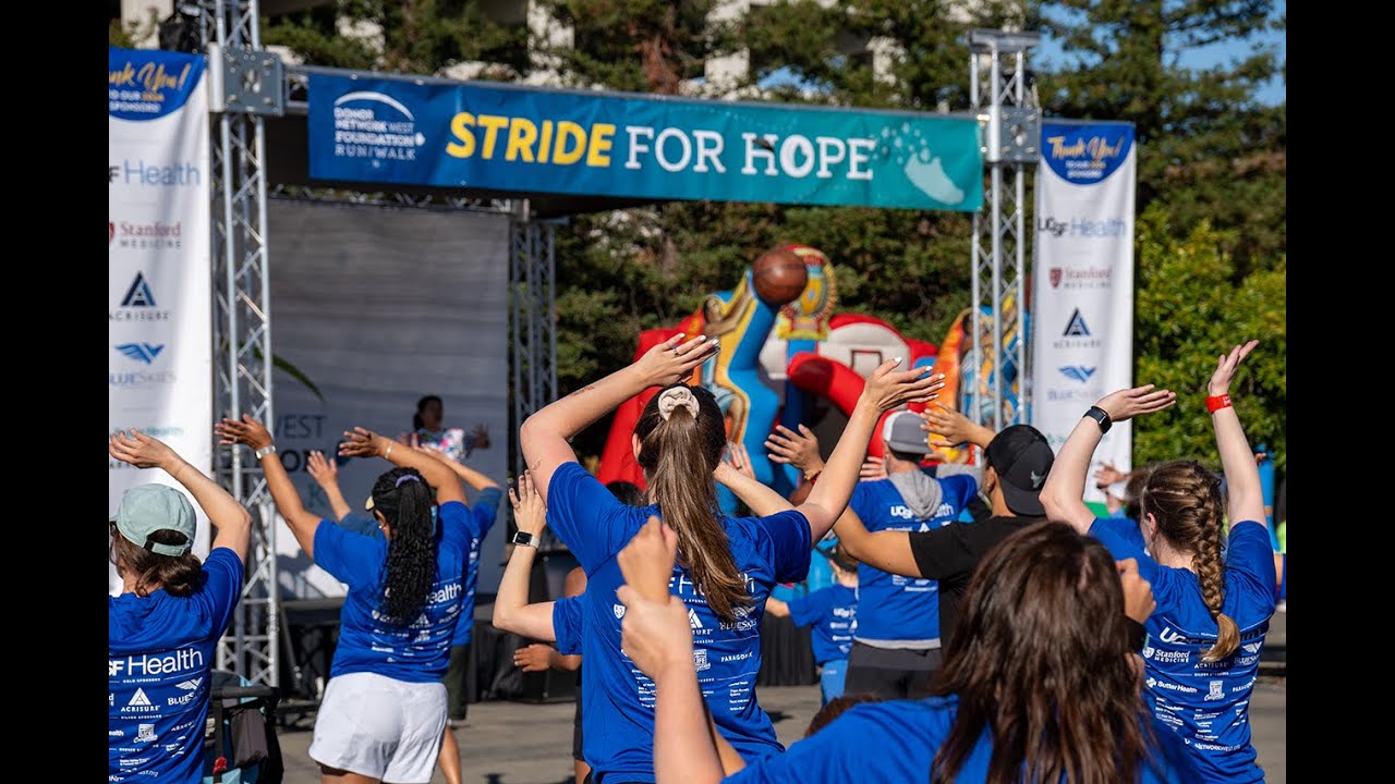 2024 Donor Network West Foundation Stride for Hope 5k - San Ramon - YouTube