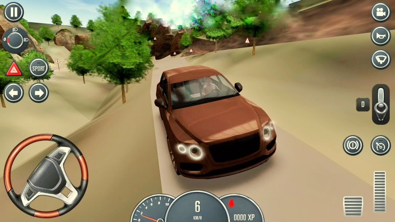 Off road driving in Driving school 2016 - YouTube