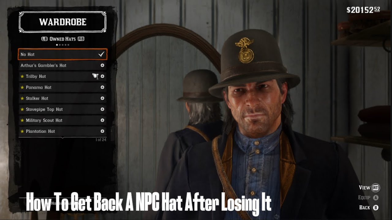 How To Get Back A NPC Hat After Losing It [Only Works When Getting ...