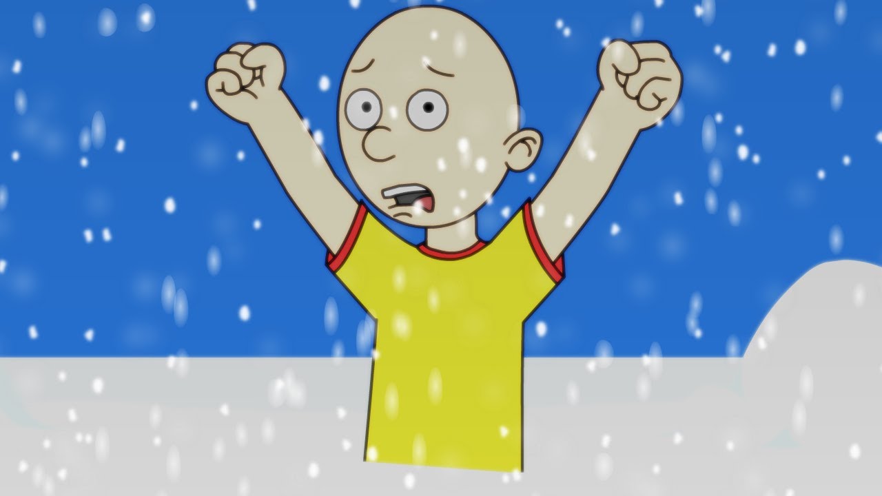 Caillou survives the Snowstorm - YouTube