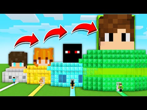 Evoluí a Casa dos Meus Amigos no Minecraft!