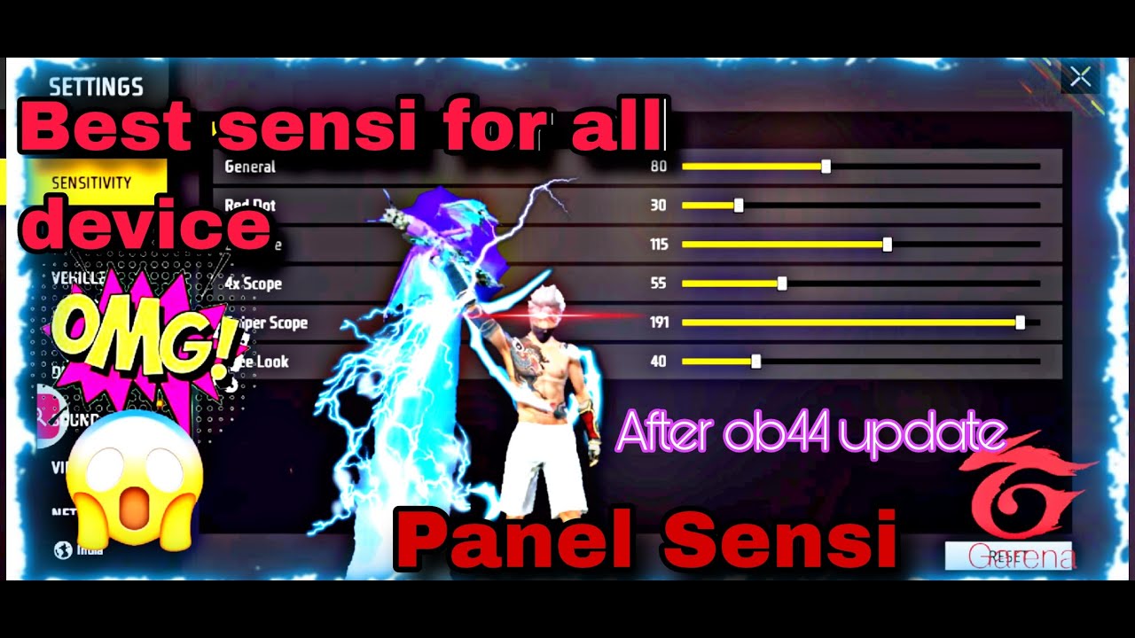 How to control recoil after OB44 FF | Best sensi For Headshot OB44 ...