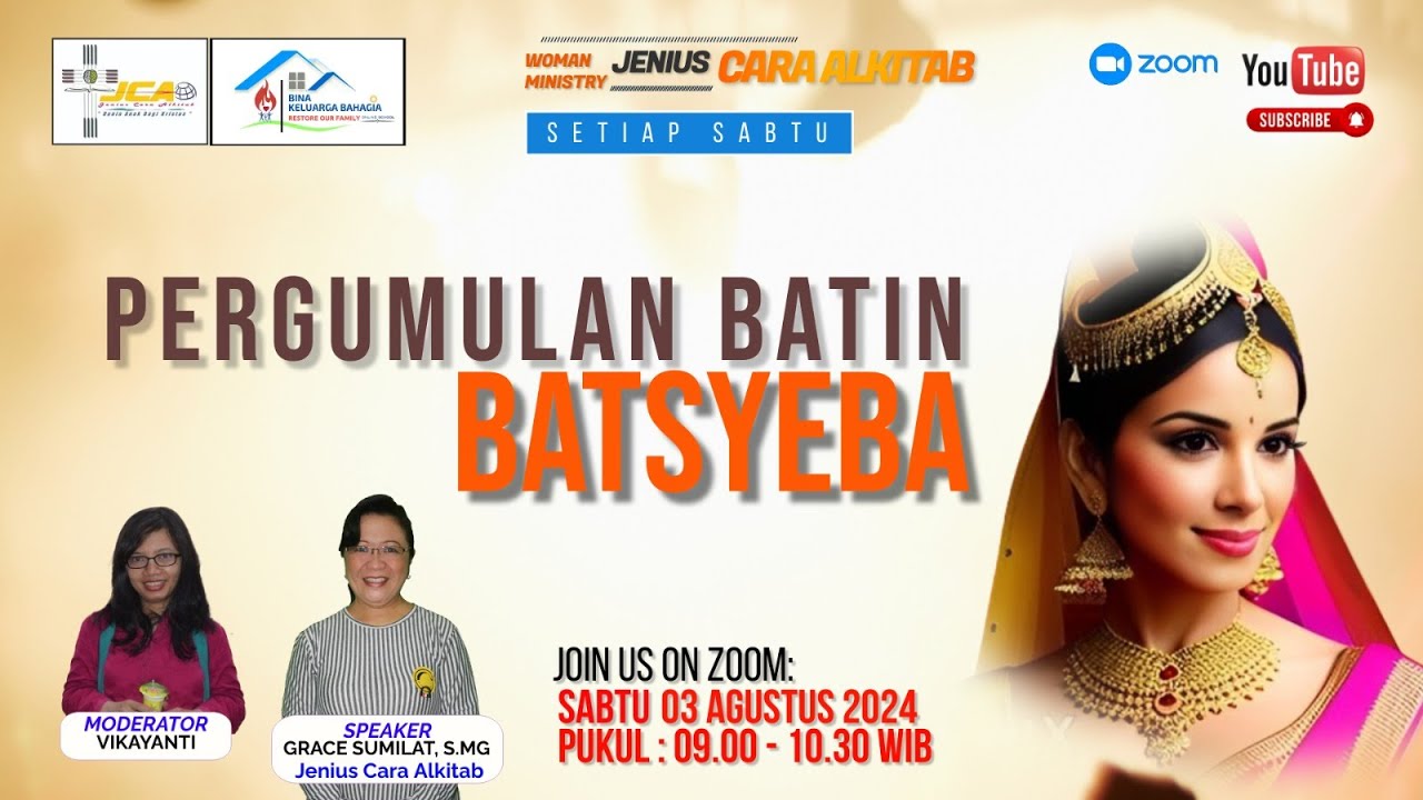 Woman JCA 4.3.Pergumulan Batin Batsyeba - YouTube