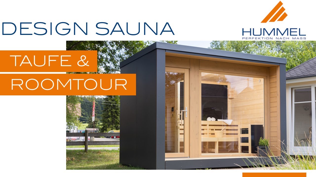 Design SAUNAHAUS SoHo Edition🔥 MODERNE Kubus Gartensauna HPL Fassade ...