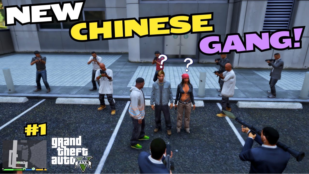 New Chinese Gang Try to kill Franklin || Franklin guards run away ...