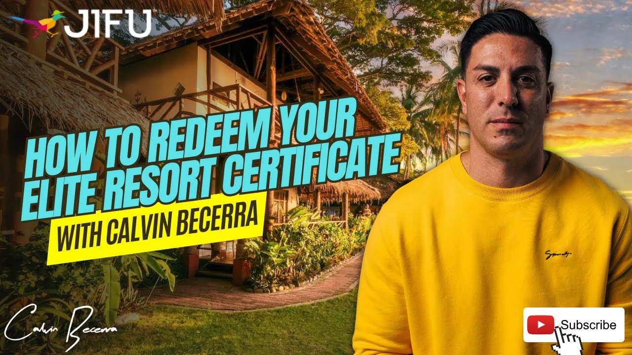 How To Redeem Your Elite Resort Certificate with JIFU (ERC Travel ...