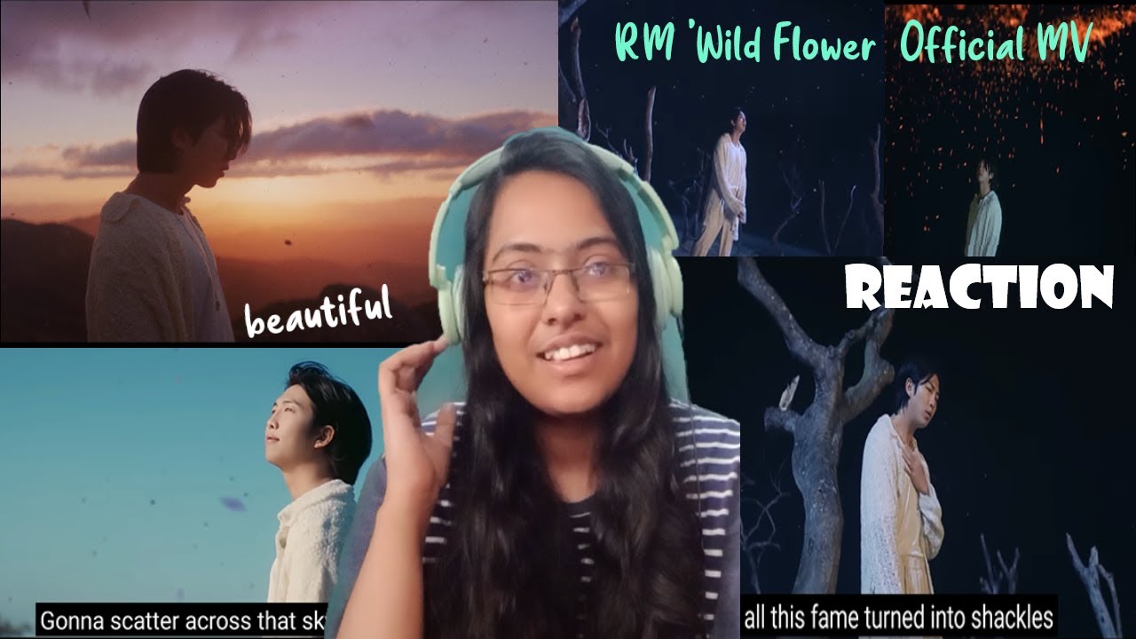 RM 'Wild Flower (with youjeen)' Official MV REACTION - YouTube
