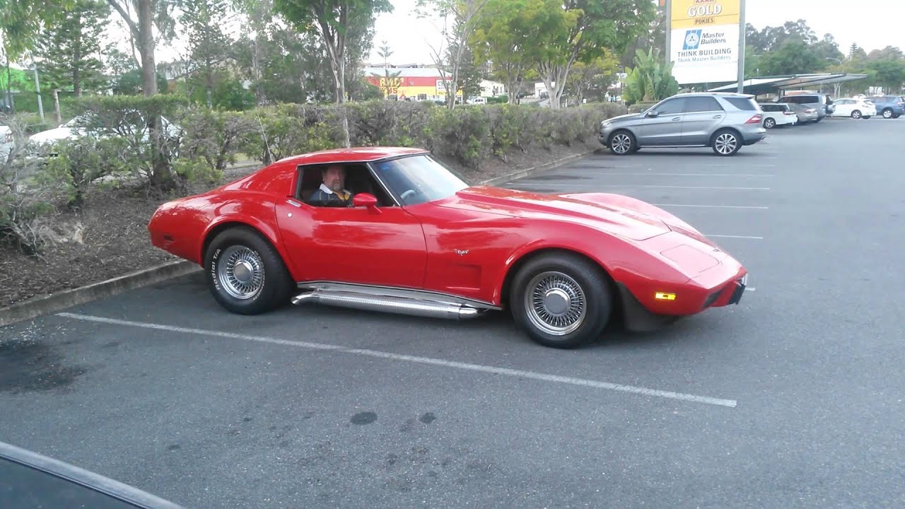1977 corvette stingray with sidepipes - YouTube