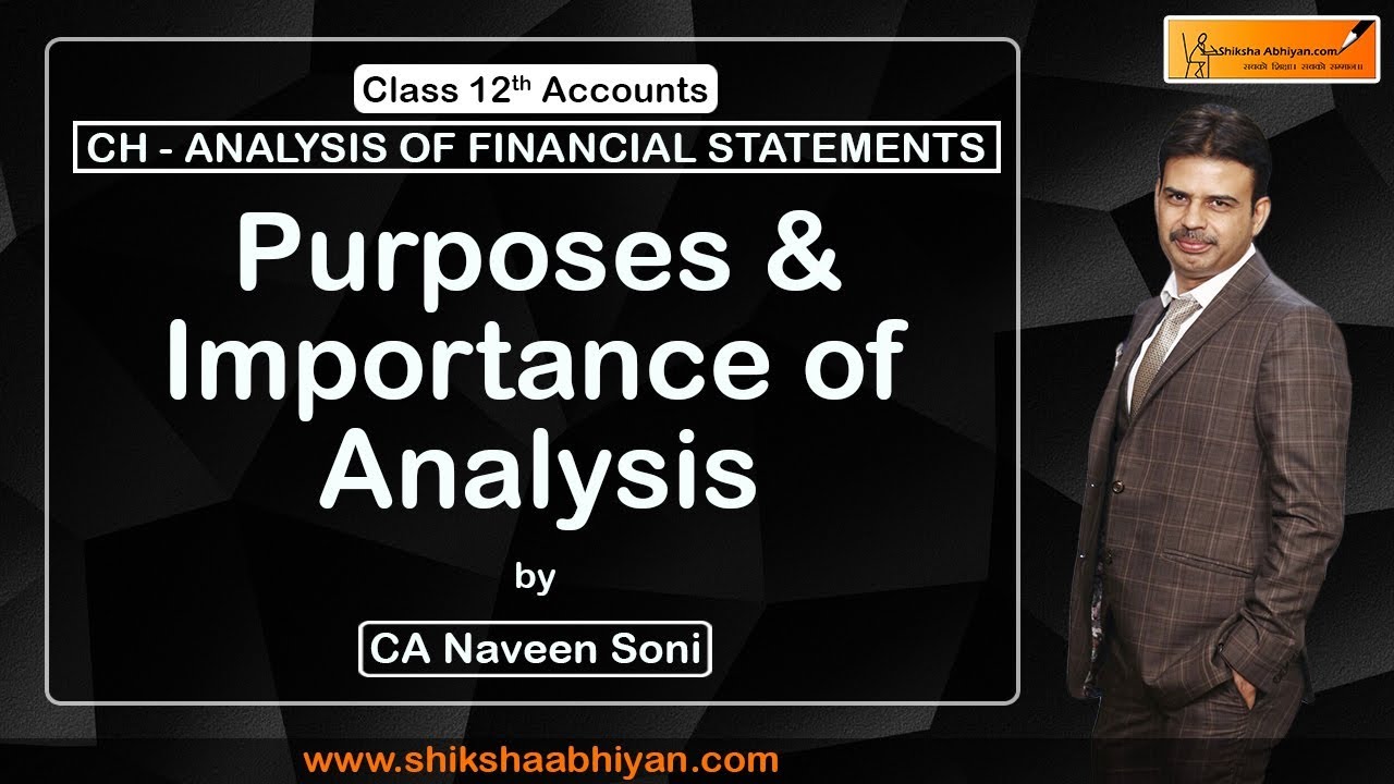 Purposes & Importance of Analysis - YouTube