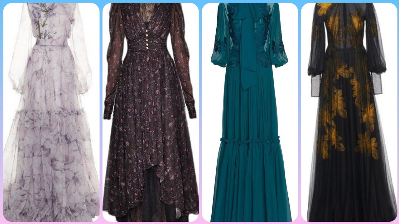 Fancy Dress designs for Eid||Party wear & wedding dresses - YouTube