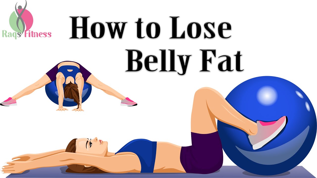 How to lose Belly Fat At Home | Easy Exercise | Raqs Fitness - YouTube