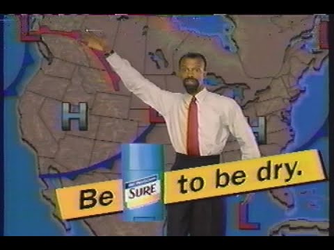 Sure Deodorant 1992 - YouTube
