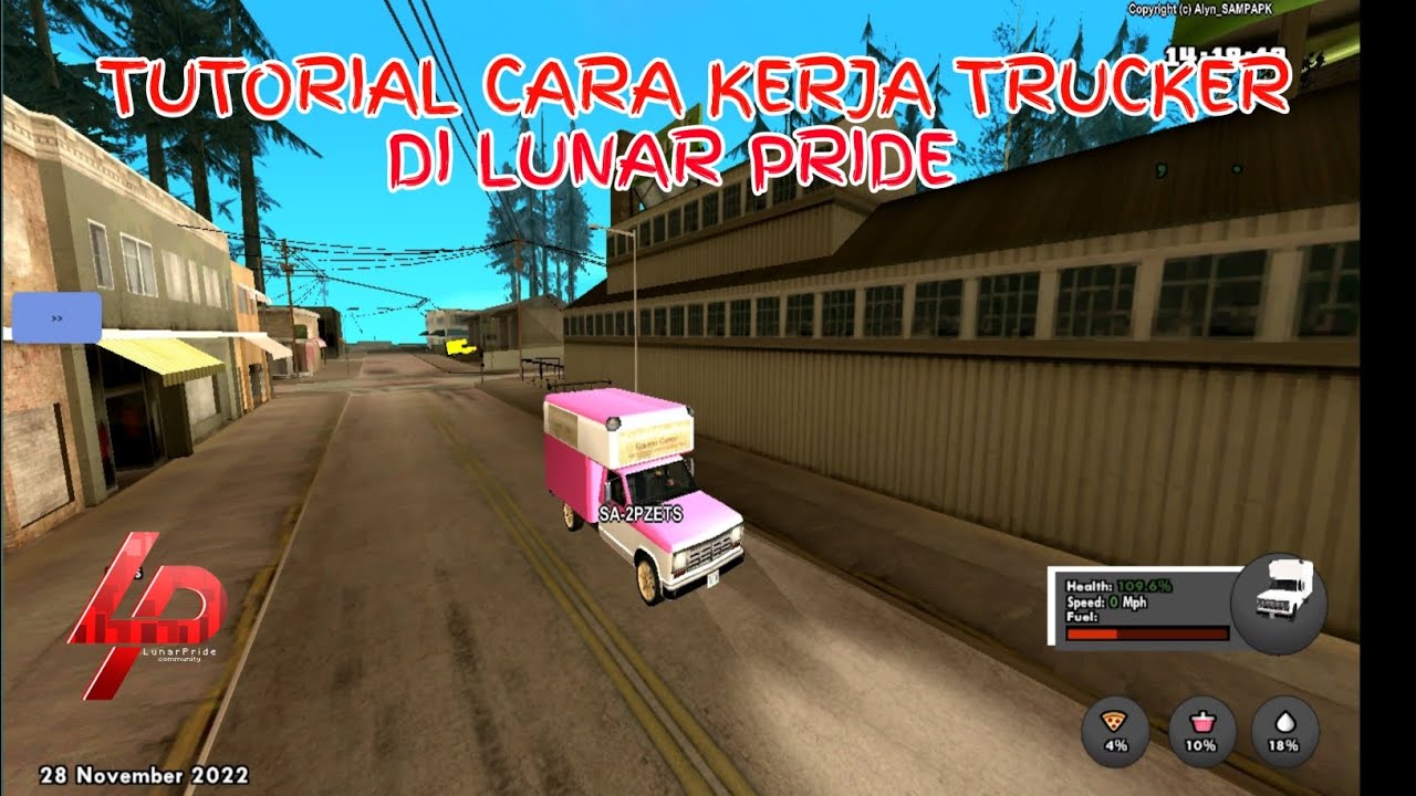 CARA KERJA TRUCKER BENSON !! GAJI BESAR?? || GTA SAMP ANDROID LPRP ...