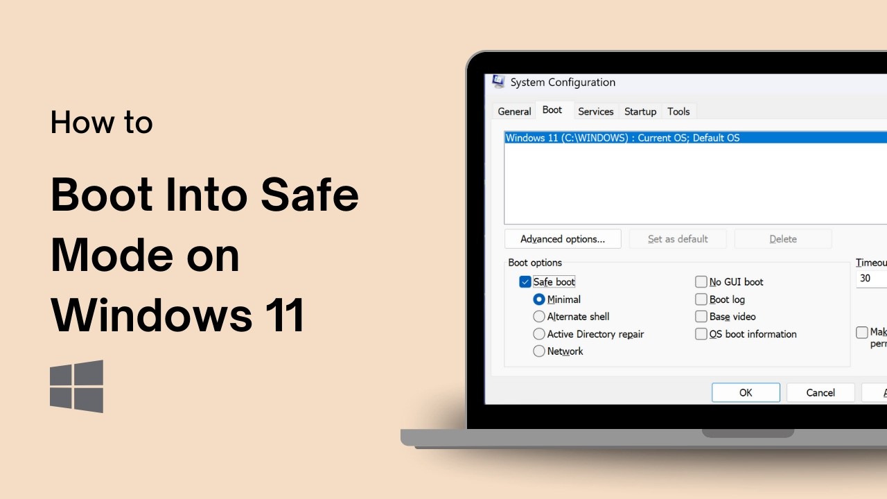 How to Boot Into Safe Mode on Windows 11 - YouTube