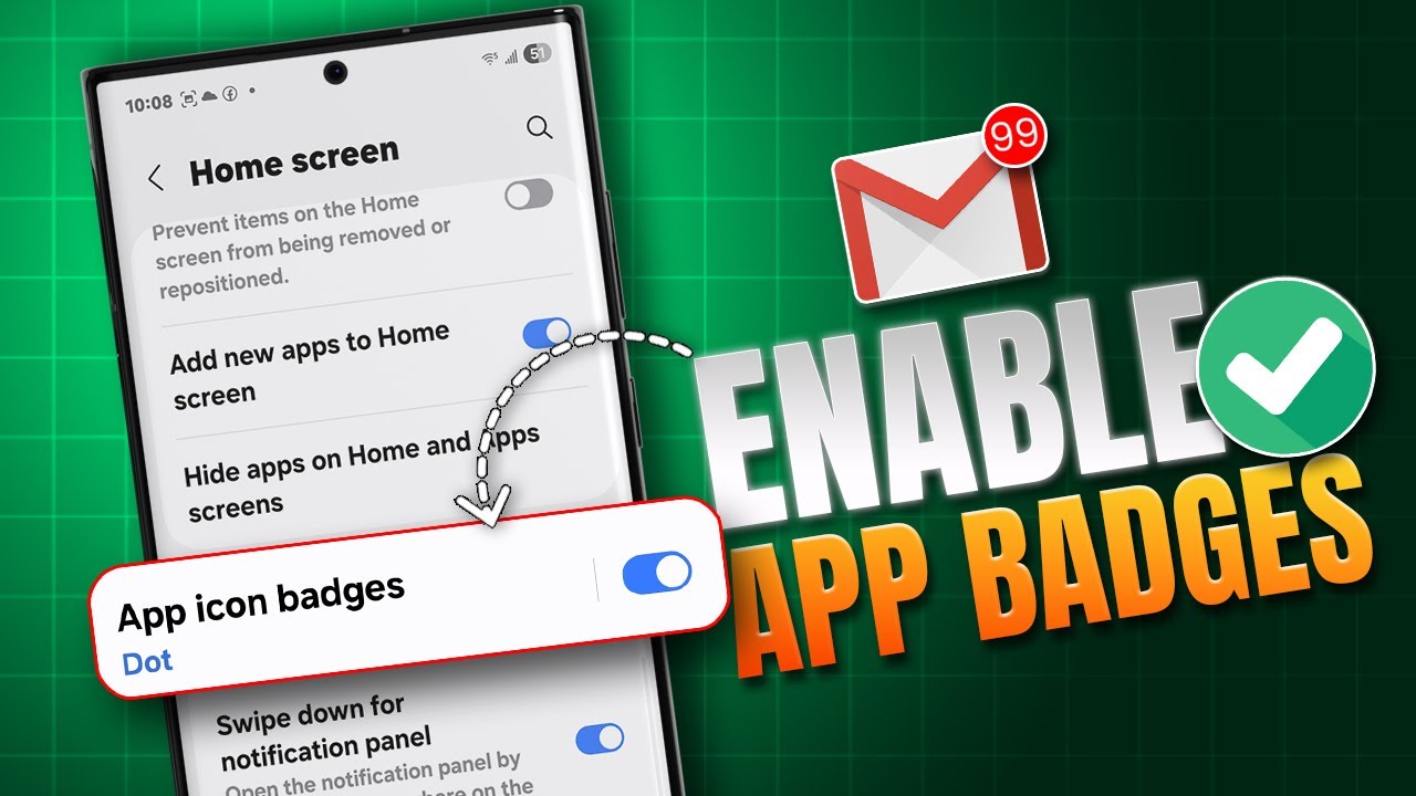 How To Enable or Disable App Icon Badges on Samsung Galaxy Phones | Fix ...