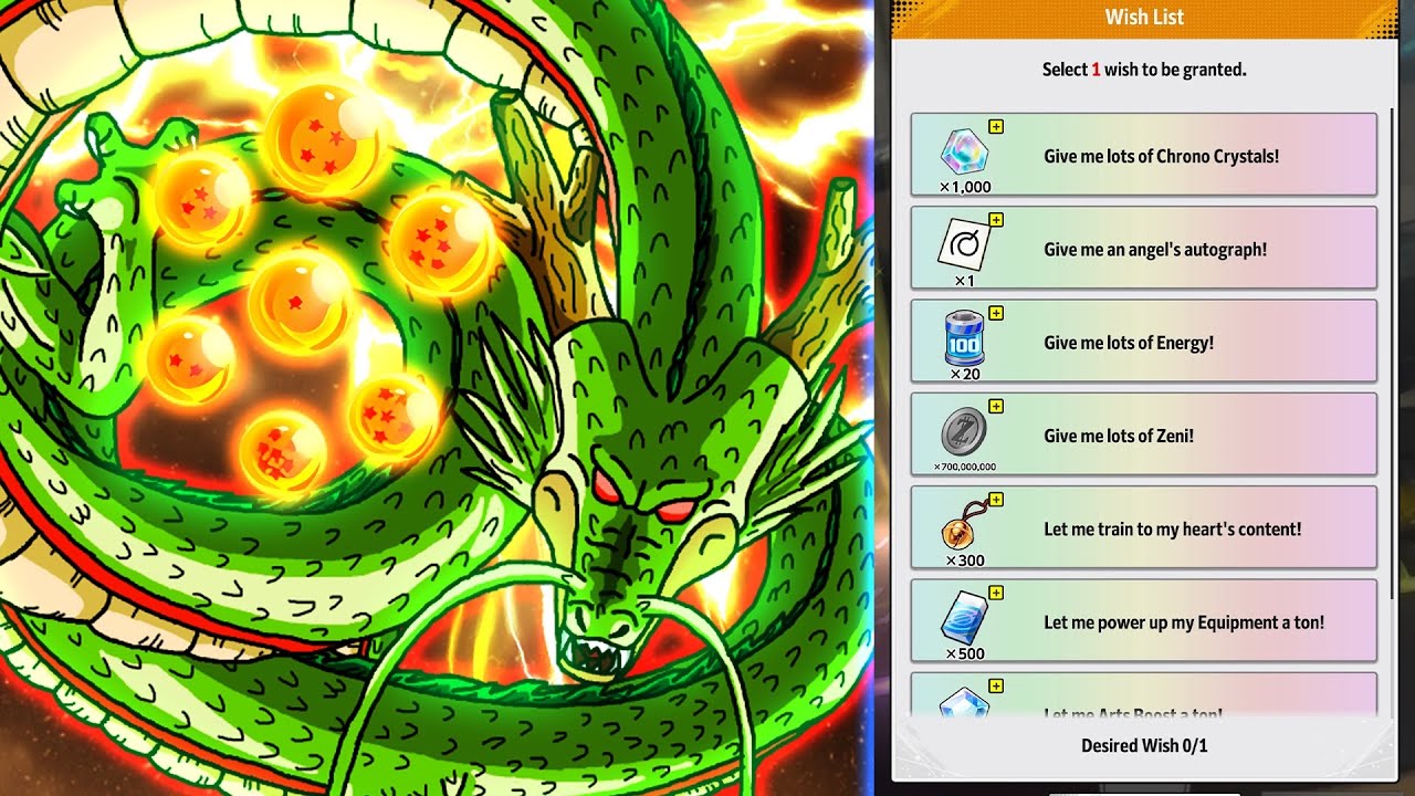 ALL SHENRON WISHES REVEALED! | Legends 7th Anniversary 2025 (Early ...