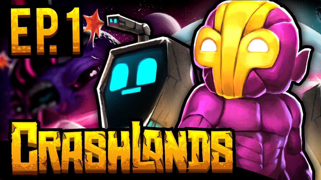 Crashlands Gameplay - Ep 1 - CRASHLANDING | Let's Play Crashlands ...