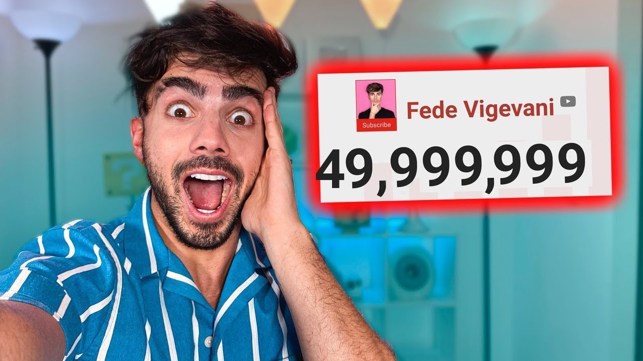 FEDE VIGEVANI A PUNTO DE LOS 50 MILLONES DE SUBS!!!! | AZ DIRECTOS #8 ...