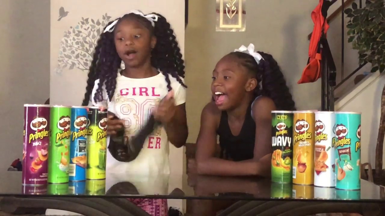 Pringle chip challenge - YouTube