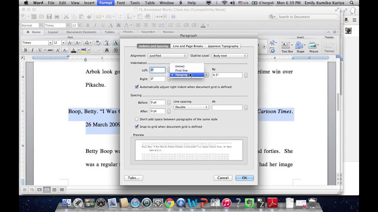 Annotated Bibliography (MLA) - YouTube
