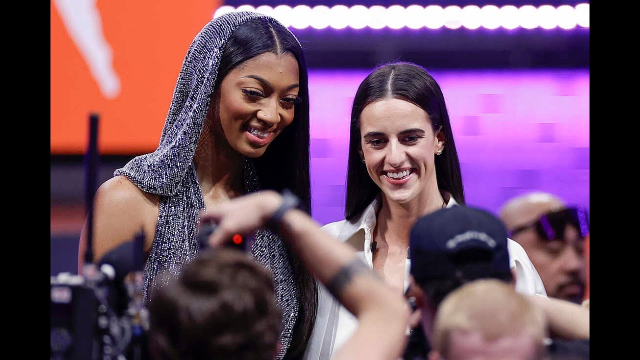 Angel Reese & Caitlyn Clark Drafted Into The WNBA!| Angel Reese Showing ...