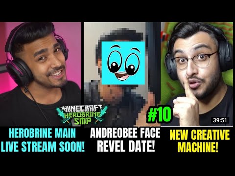 ANDREOBEE FACE REVEL DATE | HEROBRINE MAIN LIVE STREAM | RAWKNEE ...