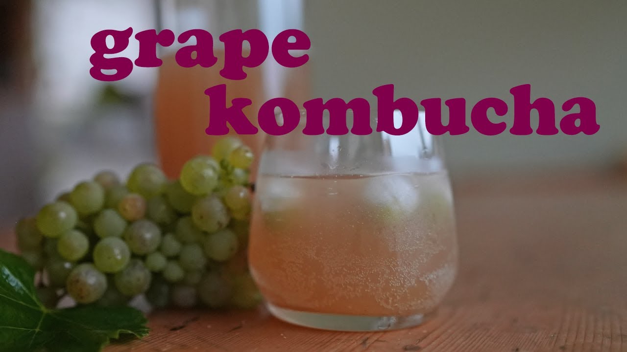 Grape Juice Flavored Kombucha - YouTube