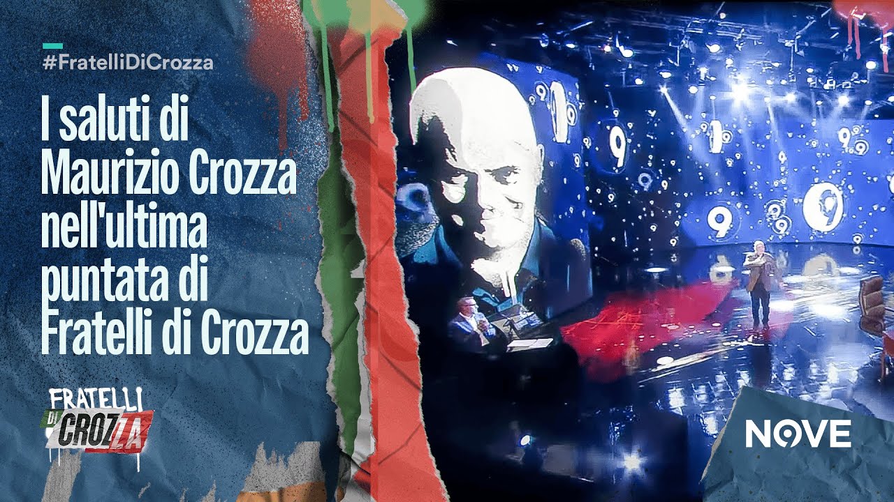 I saluti di Maurizio Crozza nell'ultima puntata di Fratelli di Crozza ...