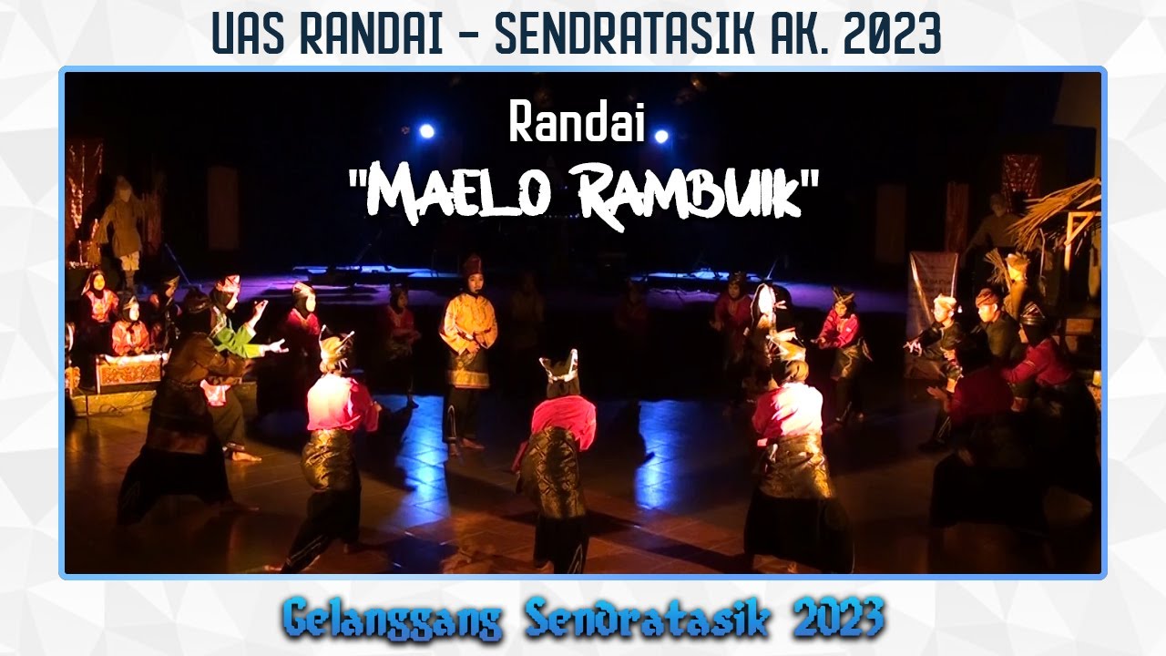 Randai Maelo Rambuik || UAS Randai || Prodi Sendratasik ak.2023 ...