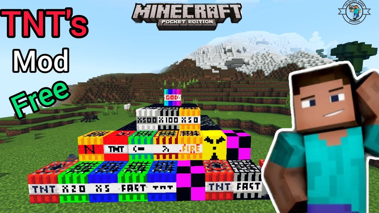TNT's Mod For Minecraft Bedrock 1.19 + - YouTube