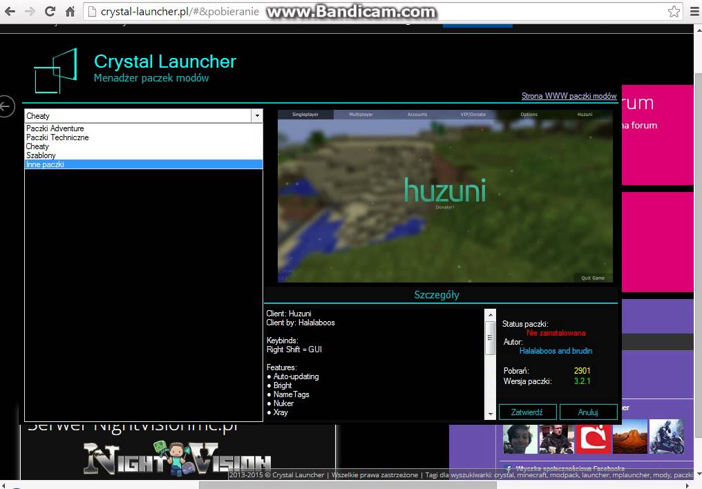 #Poradnik - Jak pobrać Crystal Launcher ? - YouTube