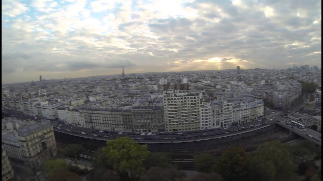 survol de paris a 360° - YouTube