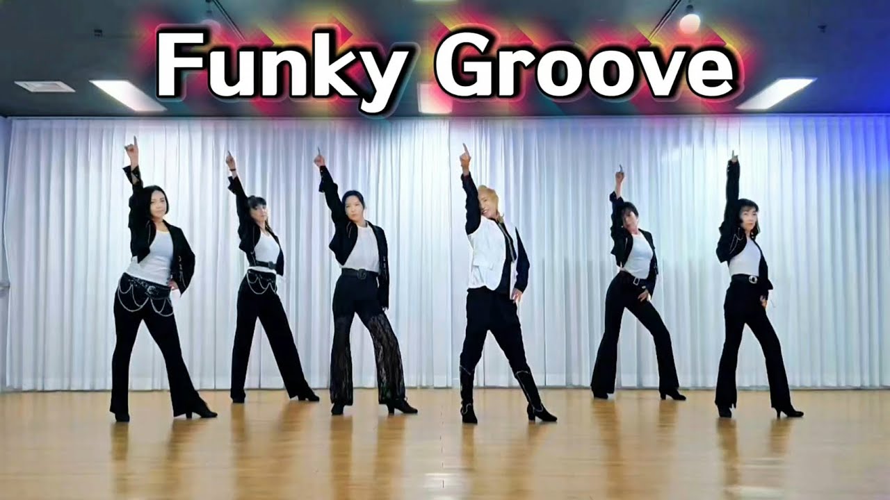 Funky Groove Line Dance - YouTube