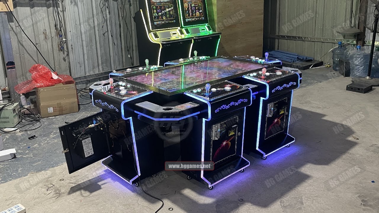 USA Warehouse Luxury 6 Players Fish Game Machine and Slot Machine ...