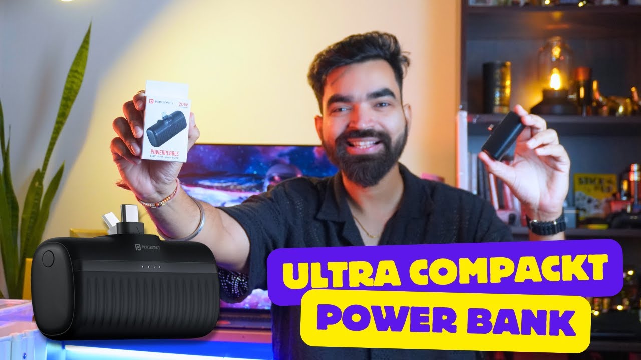 Portronics Power Pebble 5000mAh Review: Compact, Fast & Powerful! - YouTube