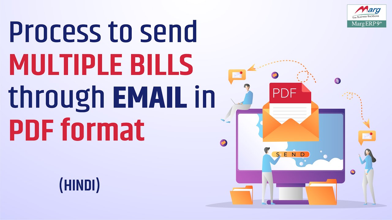 Process to send Multiple Bills through Email in Marg ERP [Hindi] - YouTube