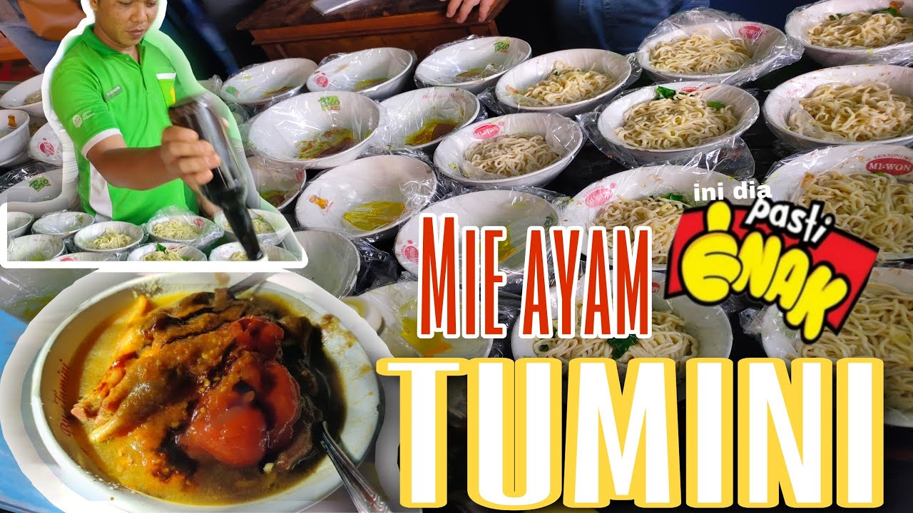 MIE AYAM TUMINI YOGYAKARTA || Terkenal dan paling enak di Jogja? Yuk ...