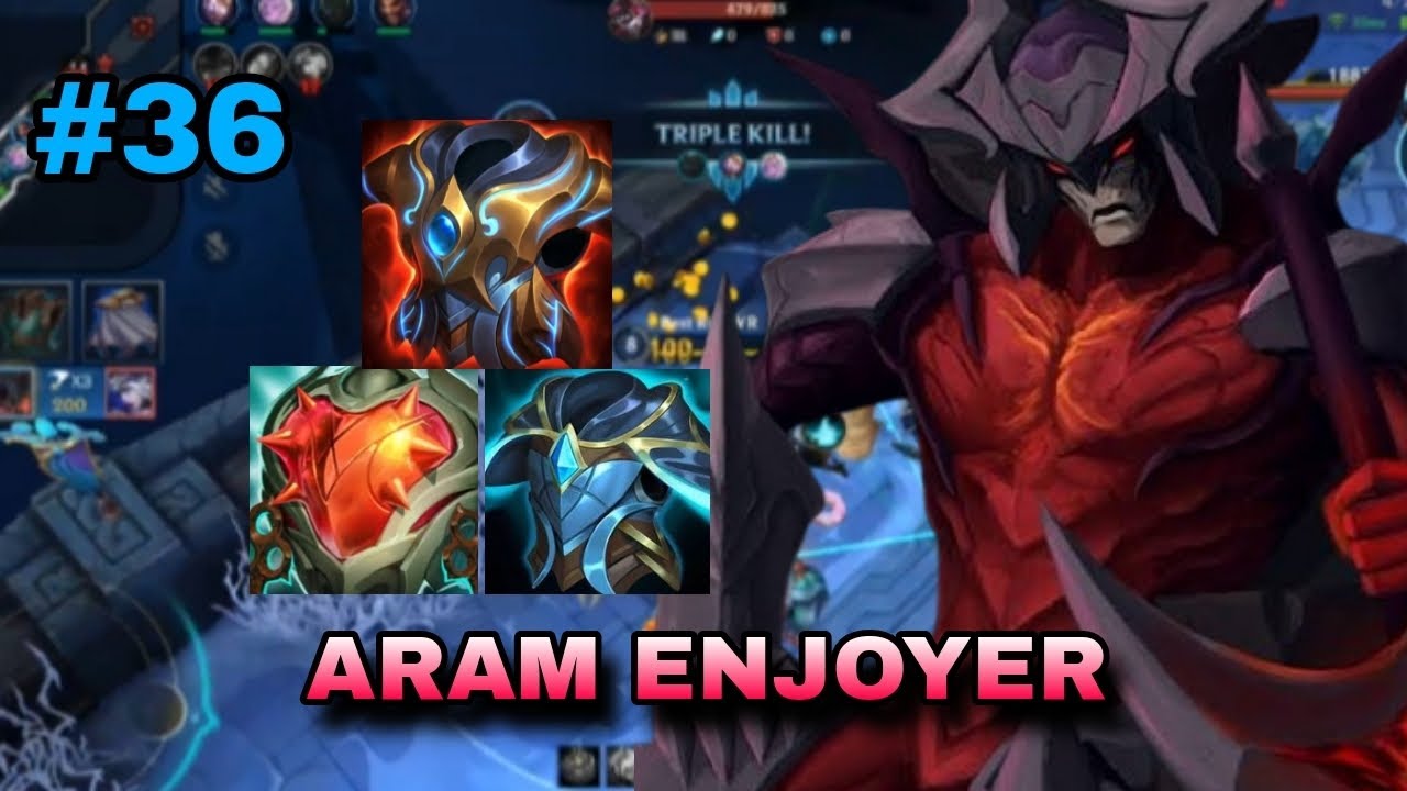 ARAM ENJOYER | I tried to play Tank Build Aatrox in ARAM, Extreme Tank ...