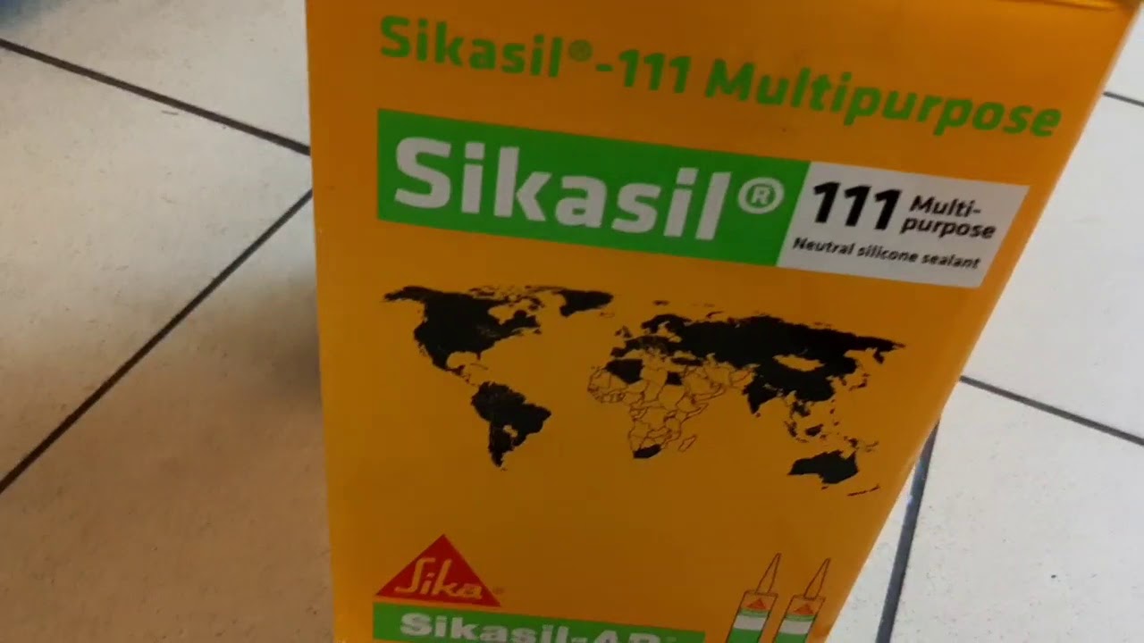 Sikasil Ap 111 Silicone Sealant Neutral Black - YouTube