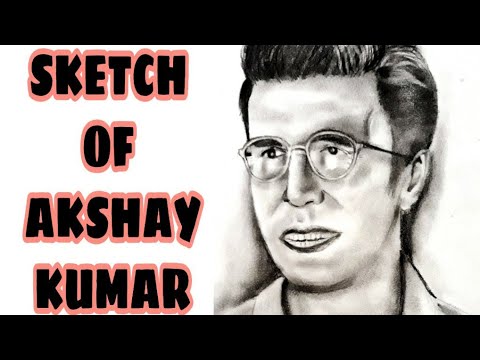 Drawing Akshay Kumar😍😍😍|. SKETCH OF AKSHAY KUMAR 😘😘😘😘 - YouTube