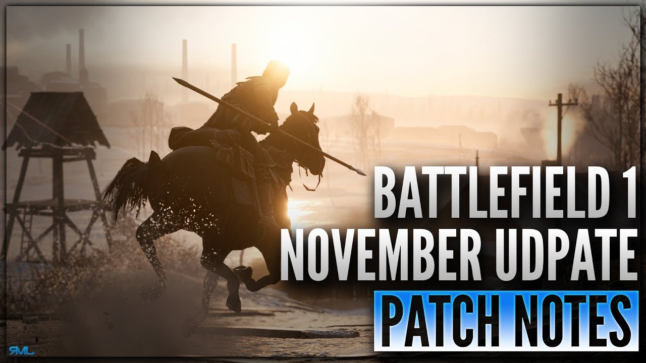 BF1 NOVEMBER UPDATE PATCH NOTES - INVISIBLE ICONS FIXED - OPERATION ...