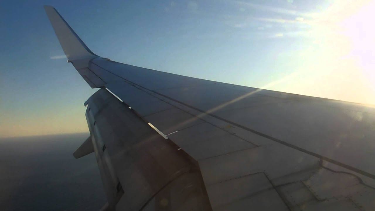 Transavia HV1935 PH-HZG B737-8K2(wl) 23JUN14 Amsterdam to Santorini ...