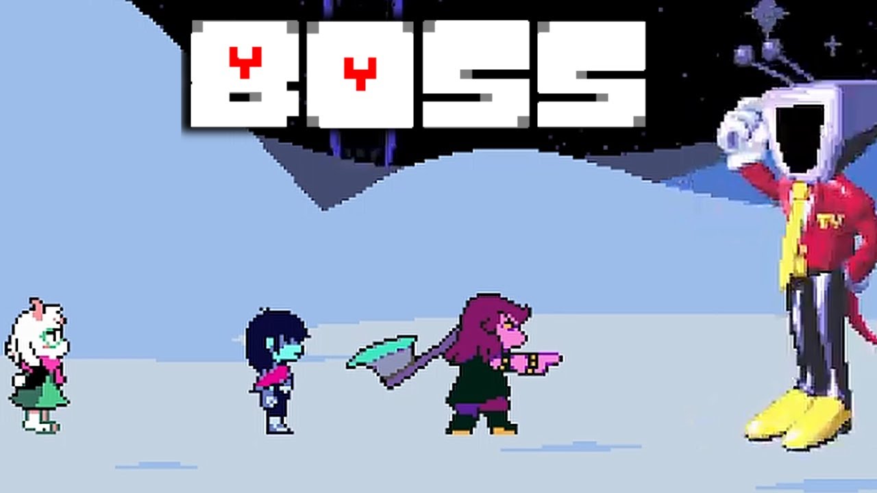 I Survived The DELTARUNE Chapter 3 TENNA Boss Fight - YouTube