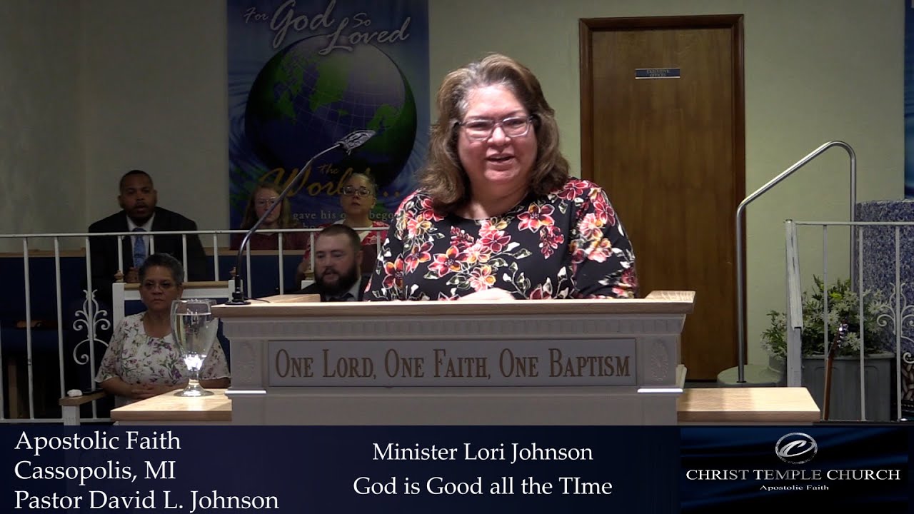 Christ Temple Church Sunday Service May 19, 2024. Speaker Minister Lori ...