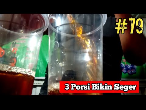 PEMBUATAN 3 PORSI ES TEH JUMBO MANIS #79 VITARI FOOD - YouTube