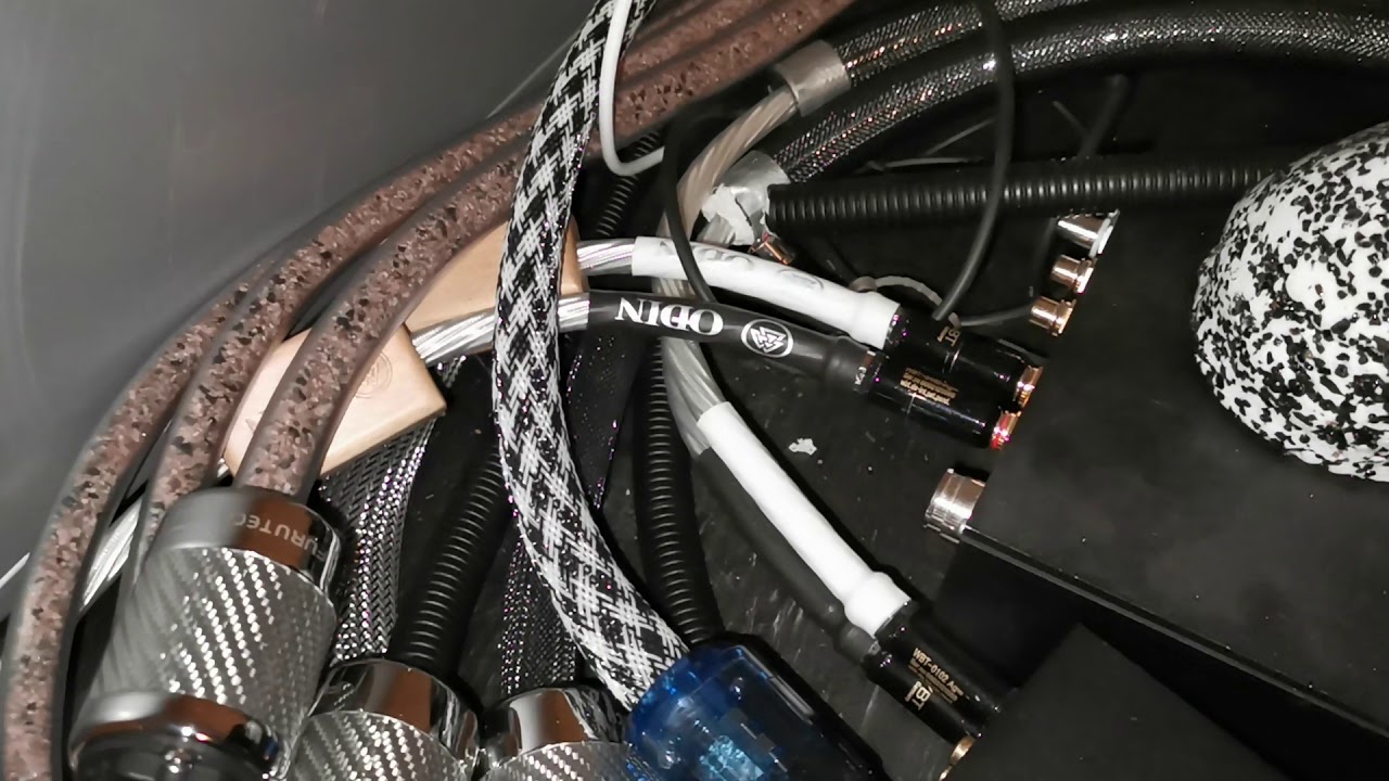 Tubing around power cable makes difference in sound! - YouTube