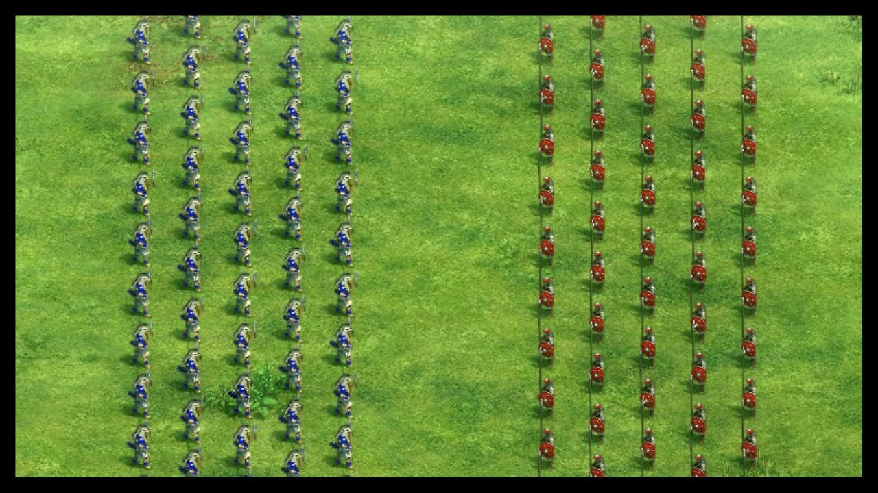 AGE OF EMPIRES II: 100 ELITE EAGLE WARRIORS VS 100 ELITE GHULAM - ROUND ...