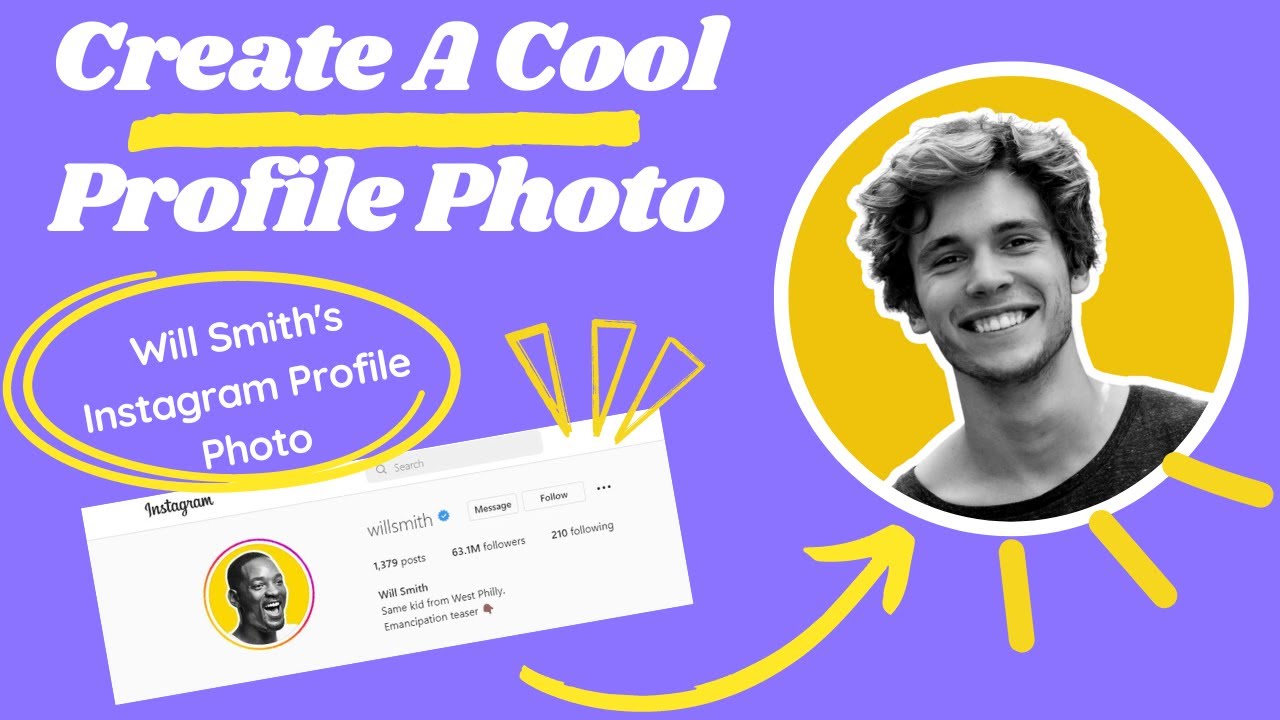 How to Create a Cool and Attractive Profile Photo | Canva Tutorial | #9 ...